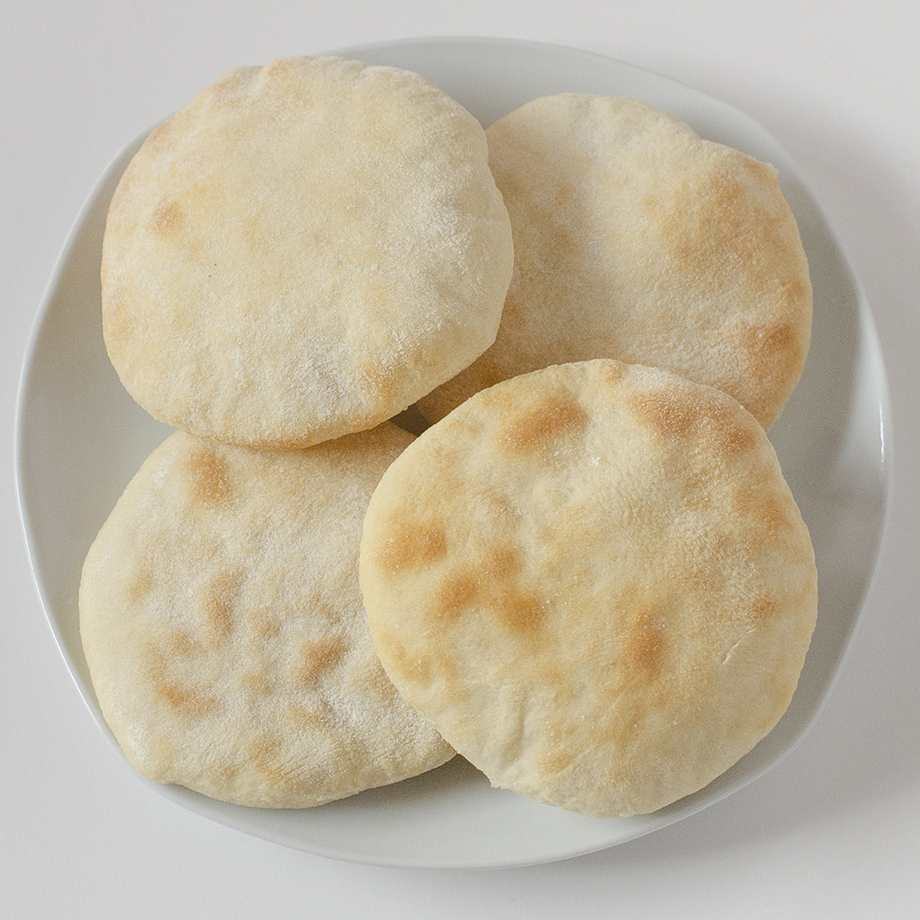 Orden de Pan Mini Pita (orden de 4) – Marjaba Cafe